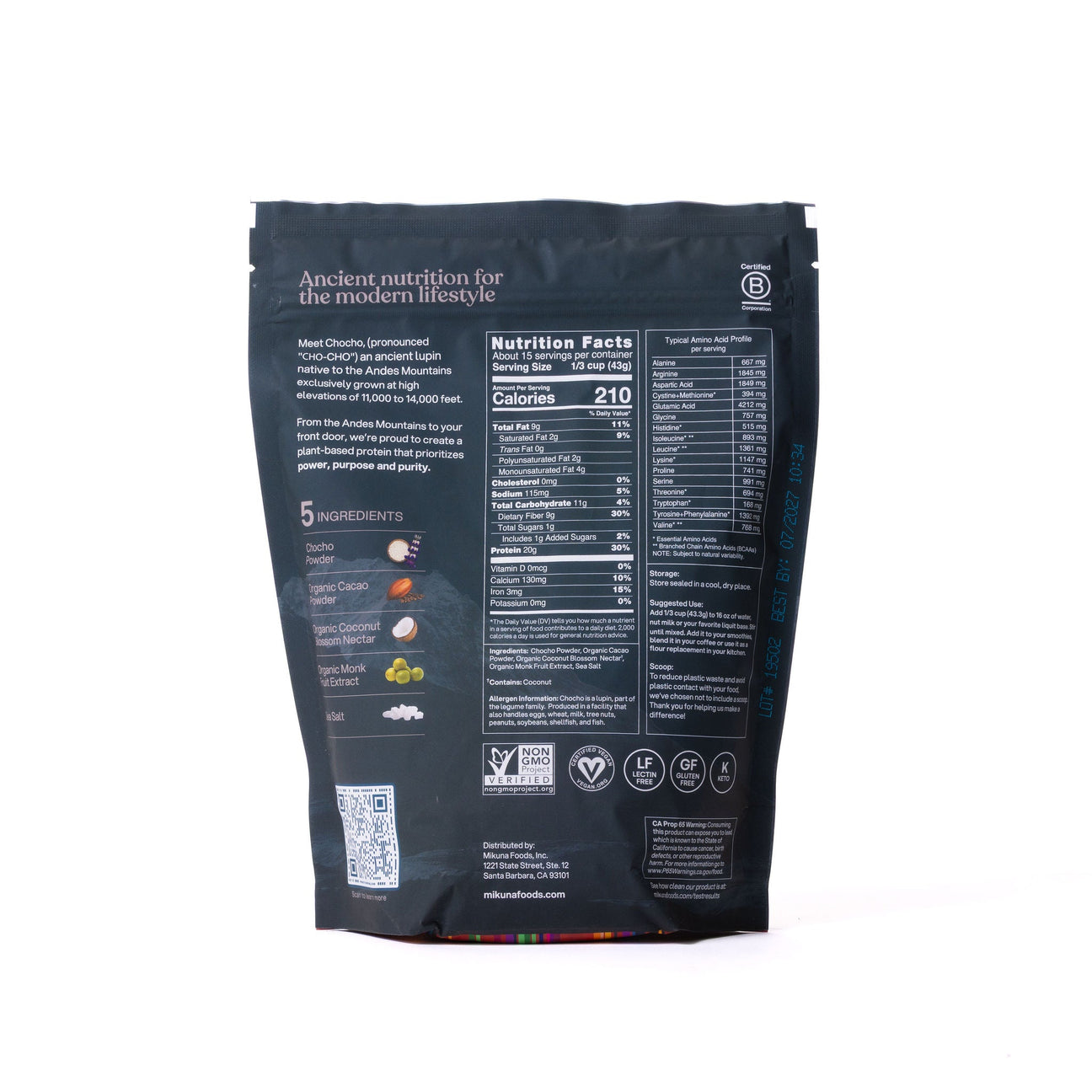 Chocho Plant Protein by MIKUNA