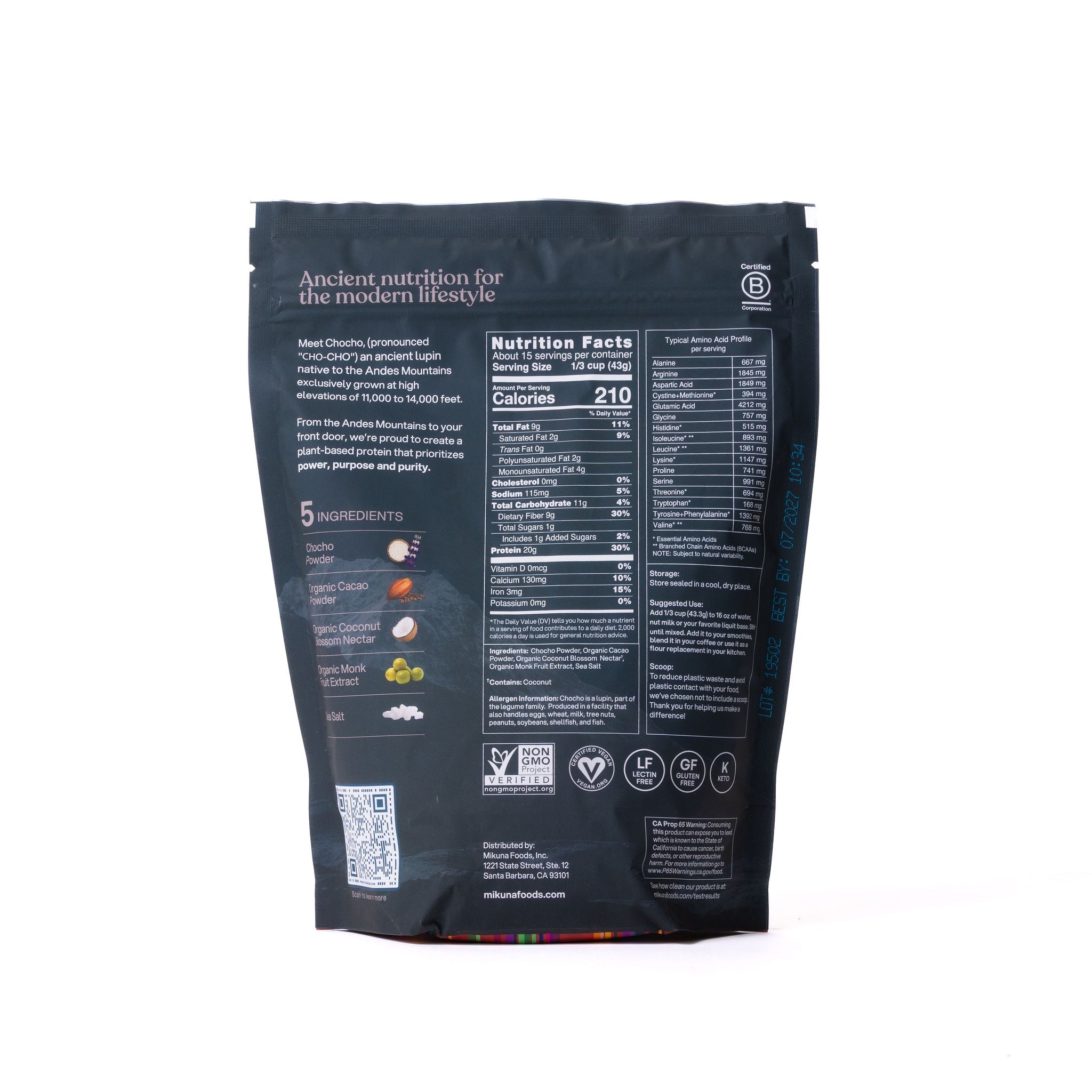 Chocho Plant Protein by MIKUNA