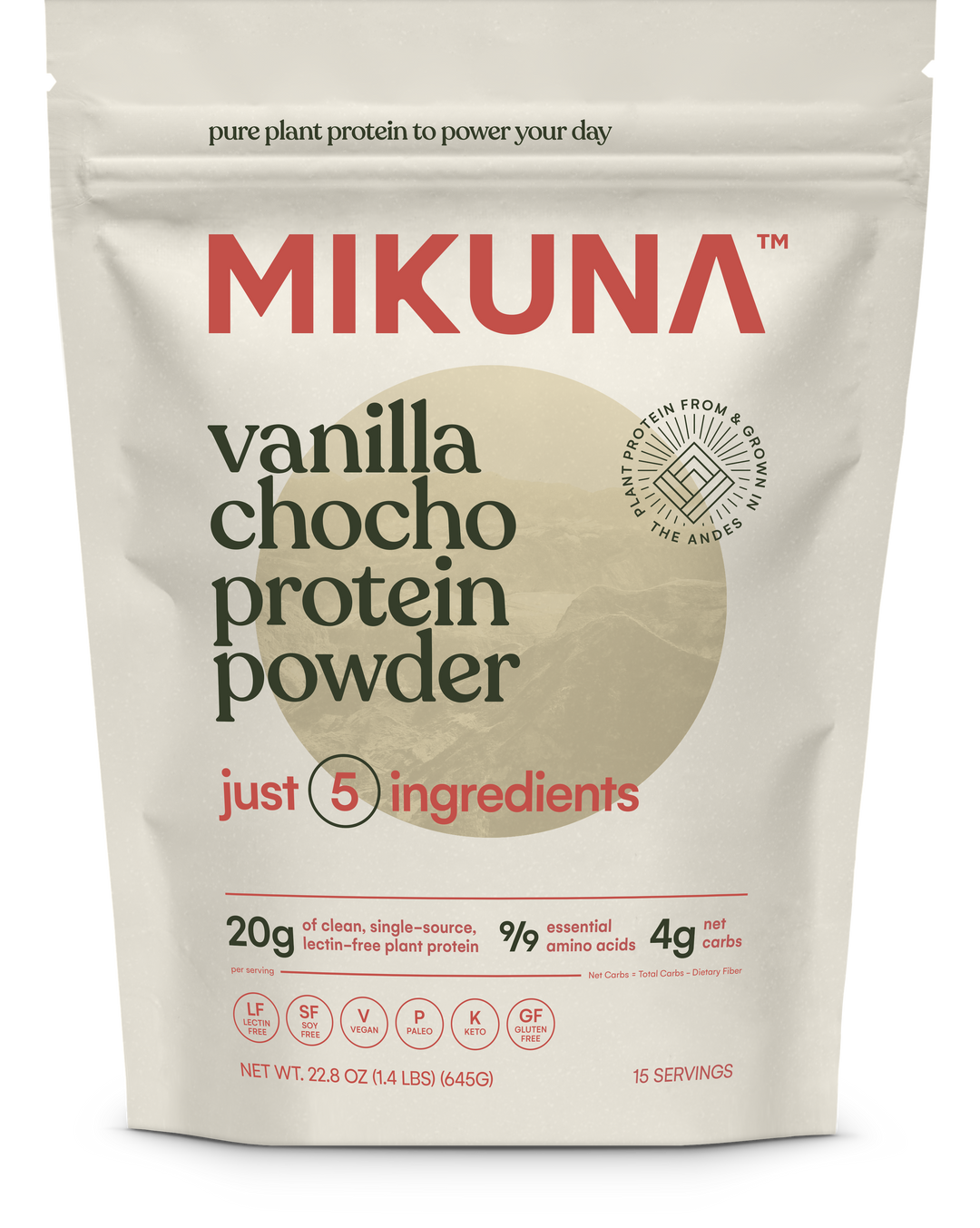 Clean. Single-Source. Super(ior) Plant Protein. Made with Chocho. – MIKUNA